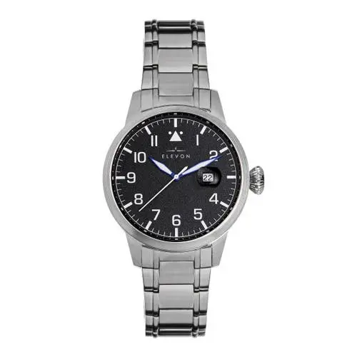 ELEVON Stealth Bracelet Watch With Date - Black