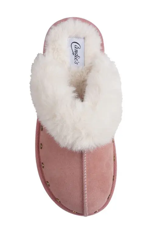 CANDIE'S Sutton Platform Clog - Pink Suede