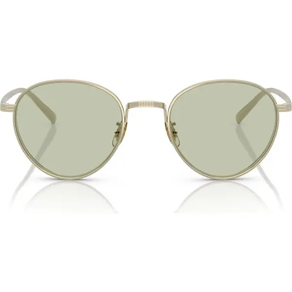 Oliver Spencer 49mm Phantos Sunglasses - Green Grad