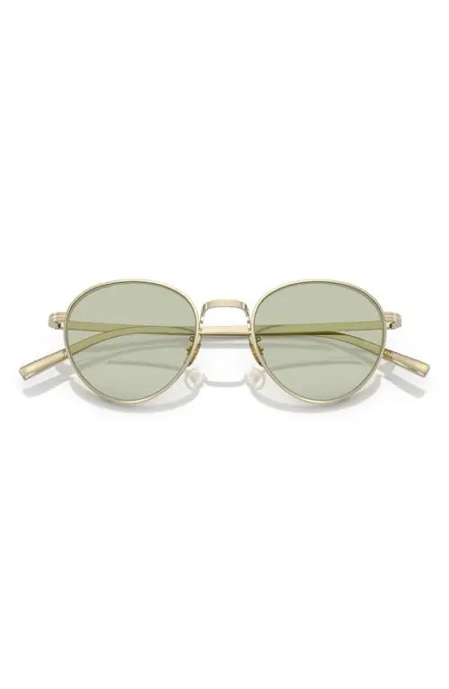 Oliver Spencer 49mm Phantos Sunglasses - Green Grad
