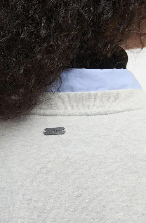 Barbour Silverdale Bouclé Logo Sweatshirt