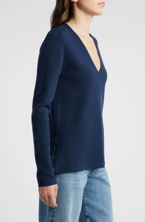WYETH Fine-gauge V-neck Sweater