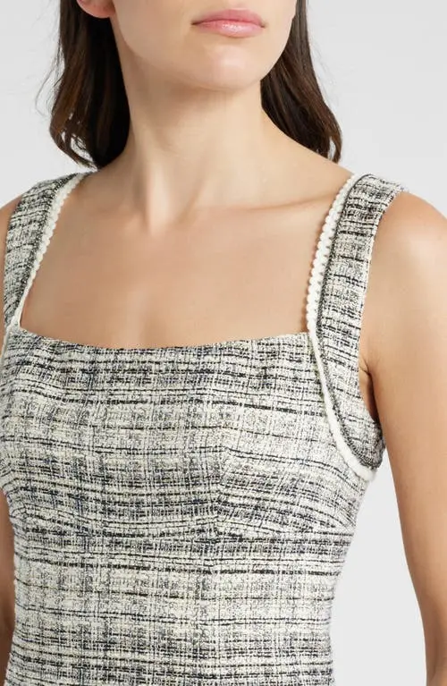 Kobi Halperin Metallic Tweed Mini Dress