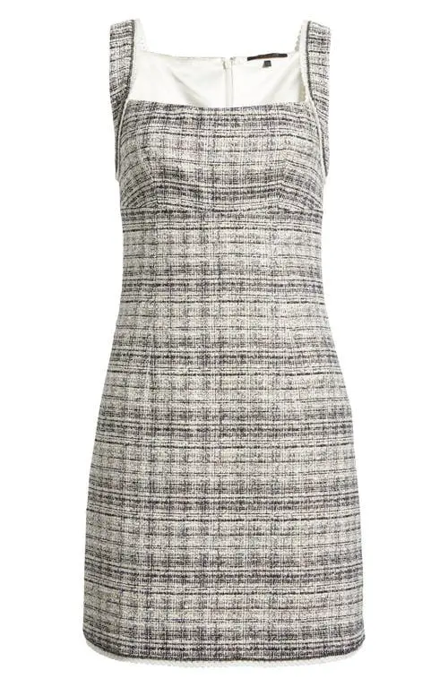 Kobi Halperin Metallic Tweed Mini Dress