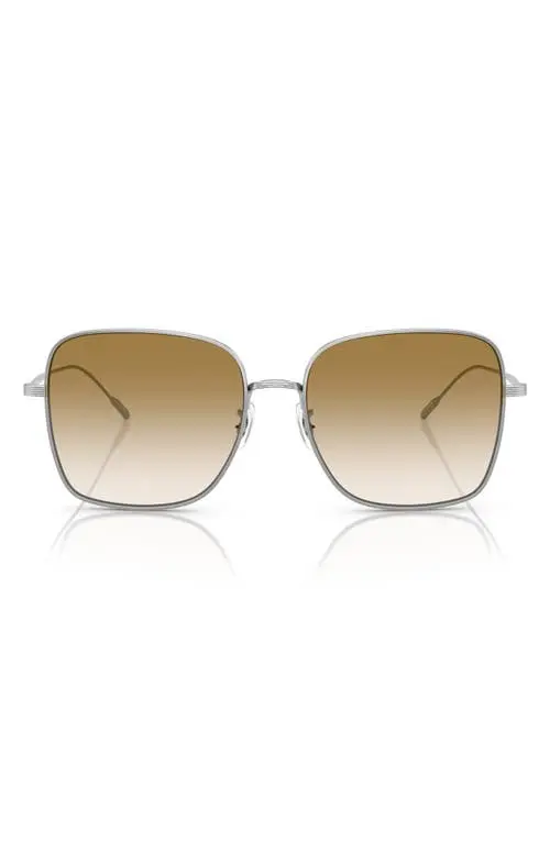 Oliver Spencer 55mm Pillow Sunglasses - Silver