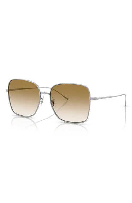 Oliver Spencer 55mm Pillow Sunglasses - Silver