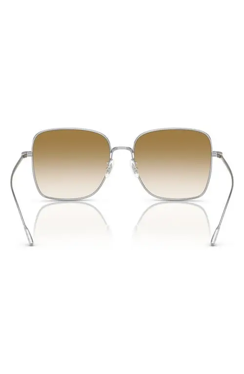 Oliver Spencer 55mm Pillow Sunglasses - Silver