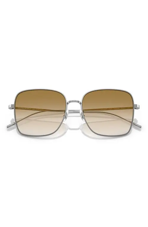 Oliver Spencer 55mm Pillow Sunglasses - Silver