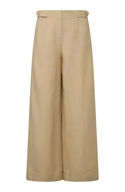 Onia Air Linen Palazzo Pant - Jute