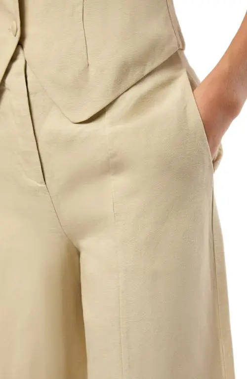Onia Air Linen Palazzo Pant - Jute