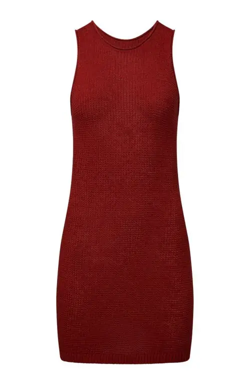 Onia Linen Knit Mini Dress