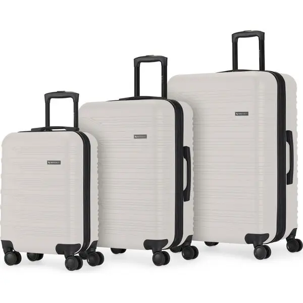 SWISS MOBILITY Sea 3-piece Hardside Luggage Set - Oatmilk