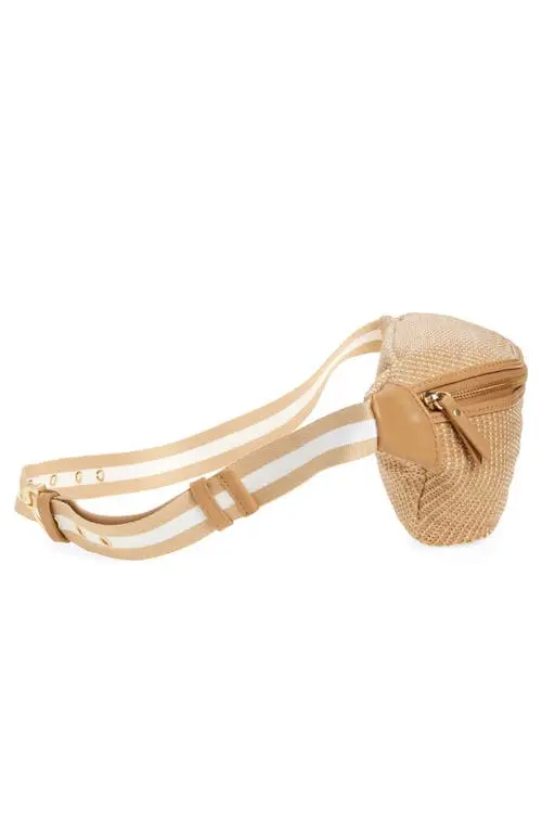 L*Space Evie Straw Belt Bag