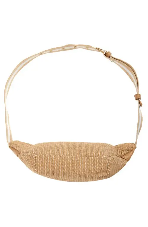 L*Space Evie Straw Belt Bag