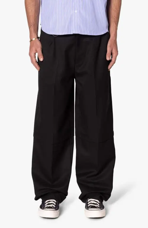 Mnml Hello Preppy Convertible Baggy Pants - Black