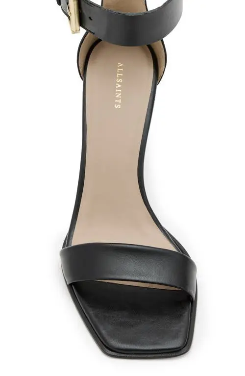 ALLSAINTS Noir Ankle Strap Sandal