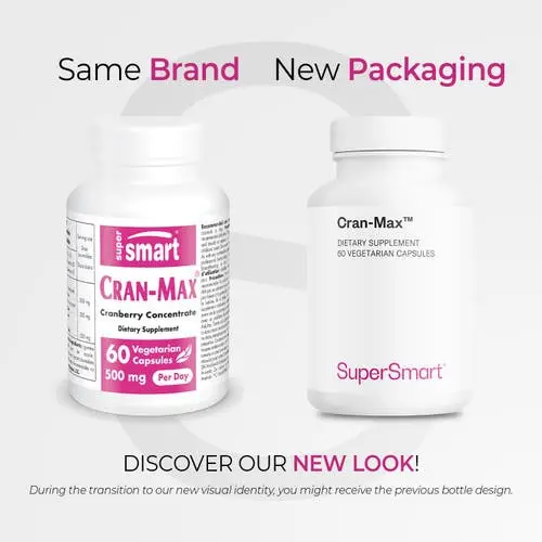 SUPERSMART Cran-max 500mg Per Day
