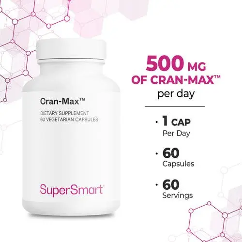 SUPERSMART Cran-max 500mg Per Day