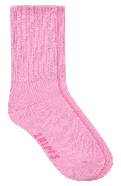 SKIMS 3-pack Sports Socks - Candy Cane Multi