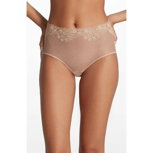 Commando Double Take High Waist Briefs - Beige