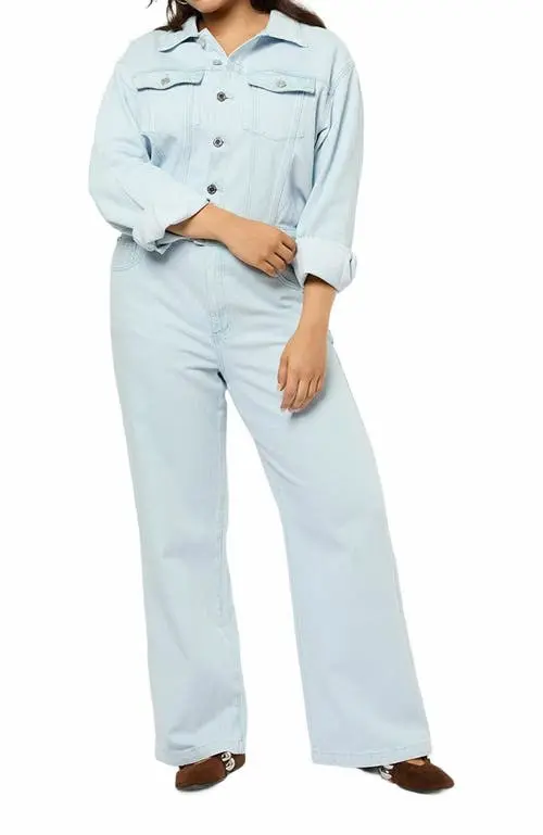 WeWoreWhat Relaxed Denim Jumpsuit