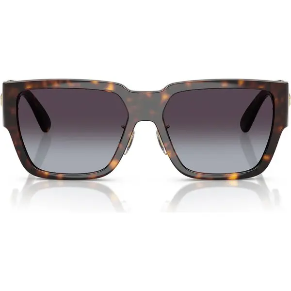Versace Biggie Rectangular Sunglasses - Havana