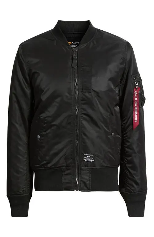 Alpha Industries Ma-1 Mod Flight Jacket - Black