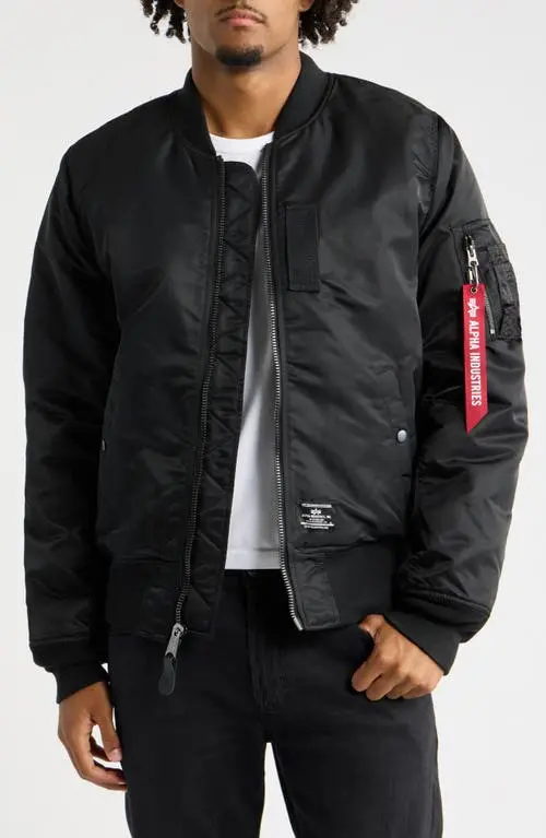 Alpha Industries Ma-1 Mod Flight Jacket - Black