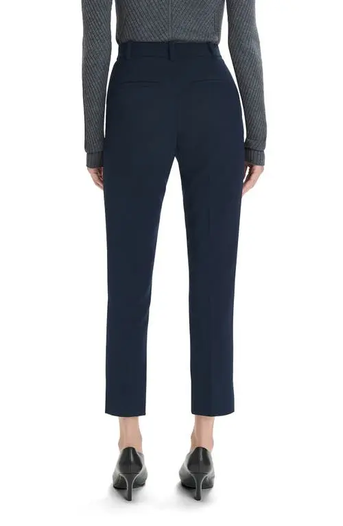 FAVORITE DAUGHTER High-waist Ankle Cigarette Pants - Navy