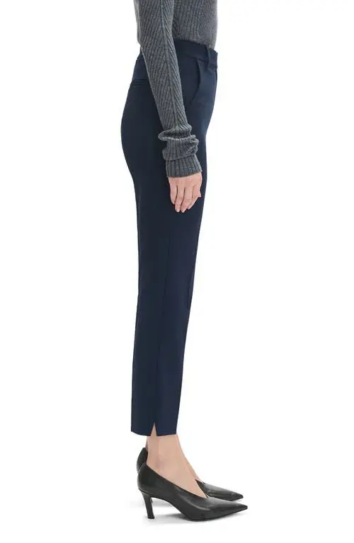 FAVORITE DAUGHTER High-waist Ankle Cigarette Pants - Navy