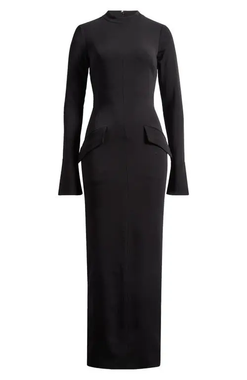 House Of Cb Marie Louise Long Sleeve Maxi Dress - Black - 50% Off |  Editorialist