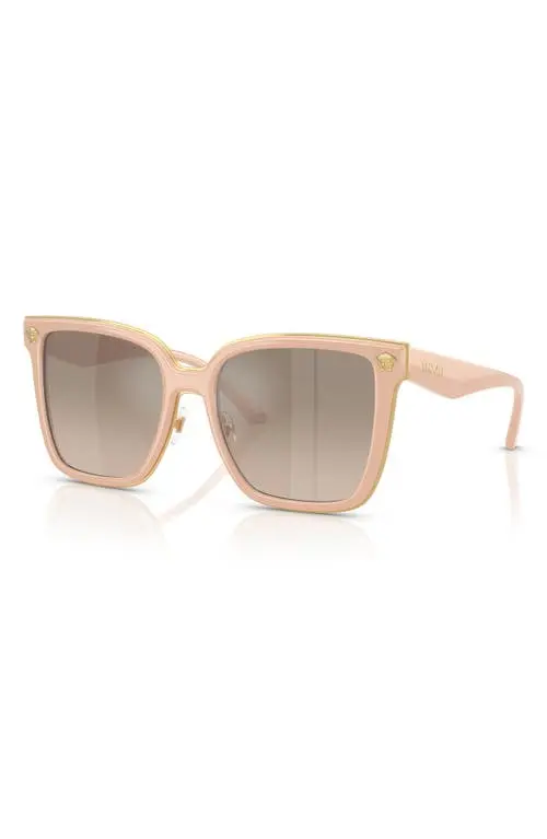 Versace 58mm Butterfly Sunglasses - Blush