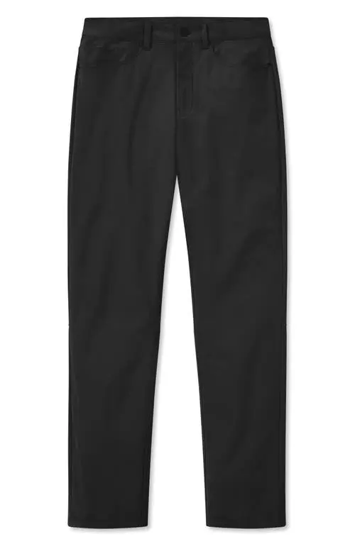 CUTS Ao Five-pocket Stretch Pants - Black