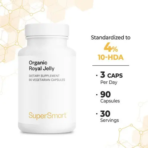 SUPERSMART Organic Royal Jelly 300mg
