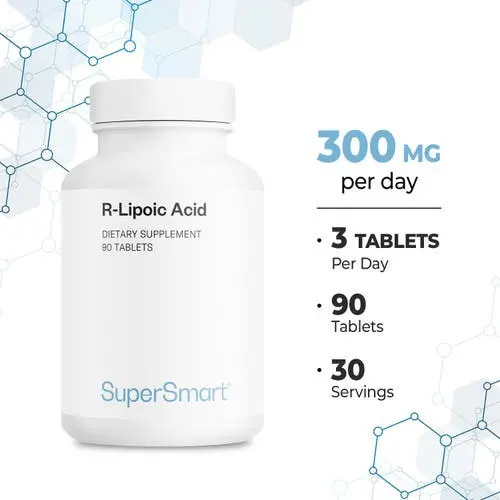 SUPERSMART R-lipoic Acid 300mg Per Day