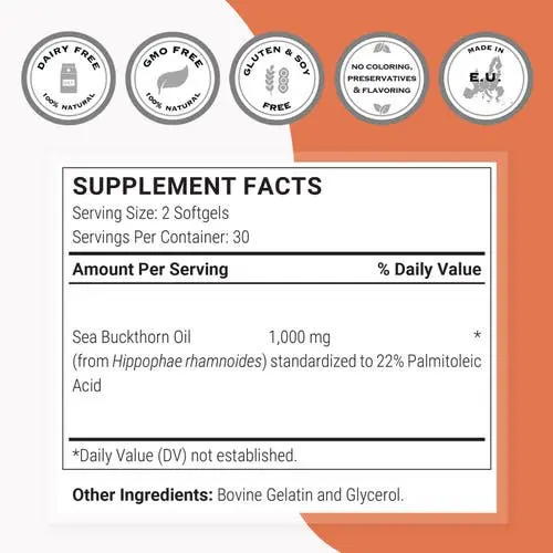 SUPERSMART Sea Buckthorn Extract 1000mg