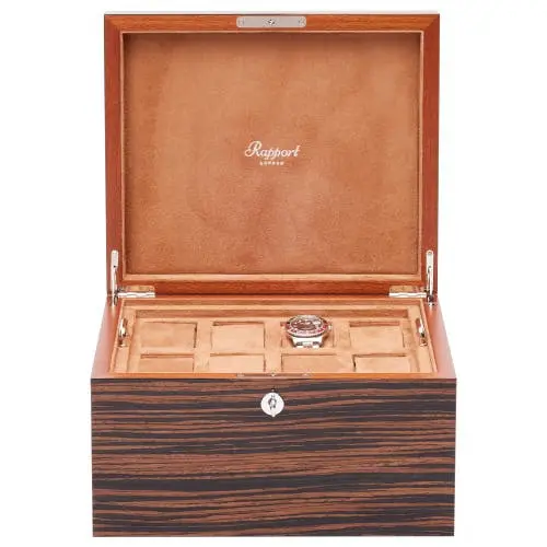 RAPPORT LONDON Heritage Sixteen Watch Box - Macassar