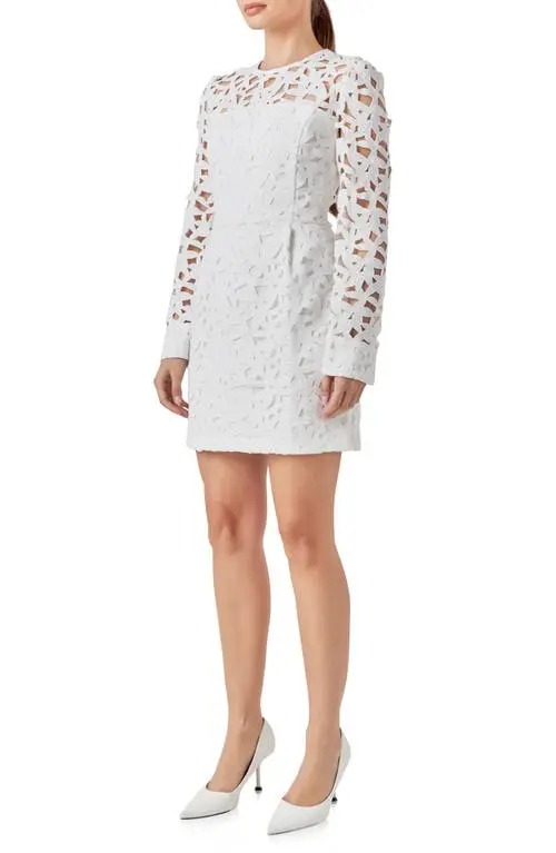 Endless Rose Floral Lace Mini Dress
