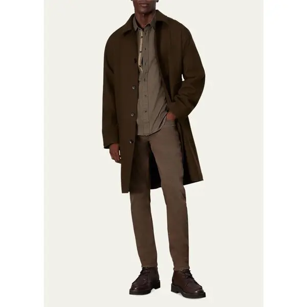 Rag & Bone Tomlin Stretch Dobby Shirt - Mdblue