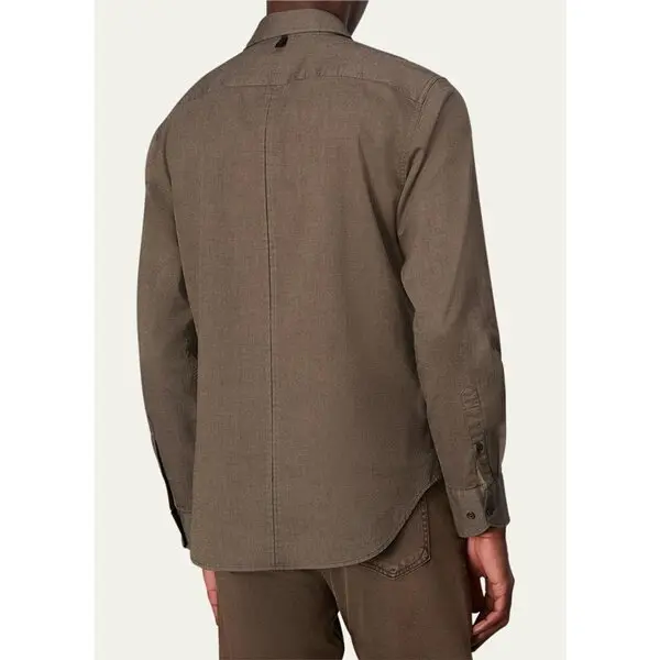 Rag & Bone Tomlin Stretch Dobby Shirt - Mdblue