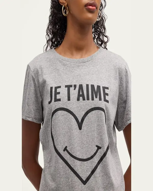 Cinq À Sept Smiling Heart Graphic T-shirt