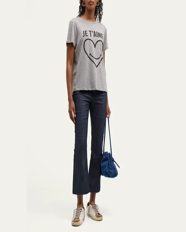 Cinq À Sept Smiling Heart Graphic T-shirt