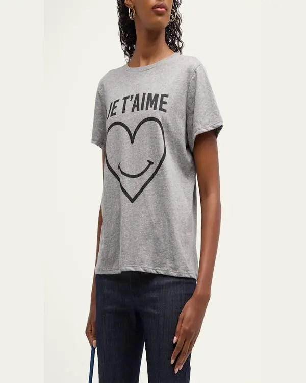 Cinq À Sept Smiling Heart Graphic T-shirt