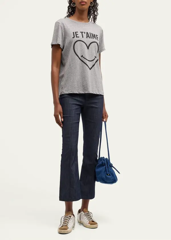 Cinq À Sept Smiling Heart Graphic T-shirt