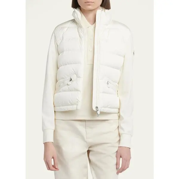 Moncler Quilted Nylon Cardigan