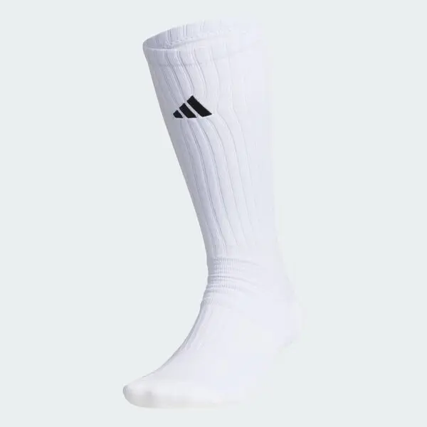 Adidas Select Basketball Slouch Crew Socks - White / Black / Clear Onix
