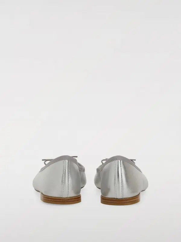 Repetto Metallic Ballet Flats - Silver