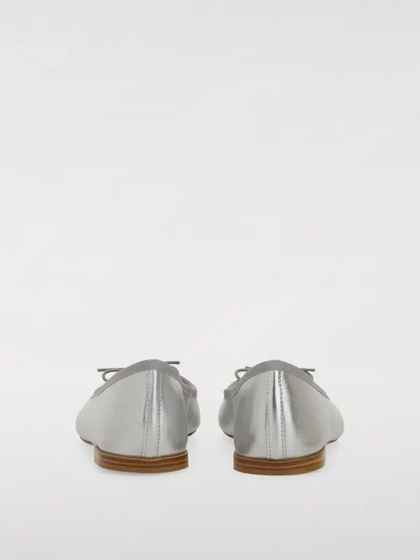 Repetto Metallic Ballet Flats - Silver