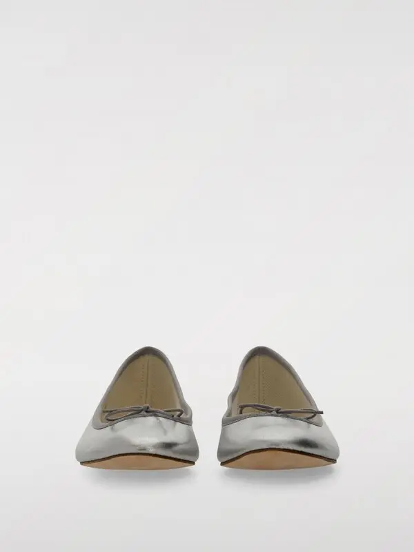 Repetto Metallic Ballet Flats - Silver