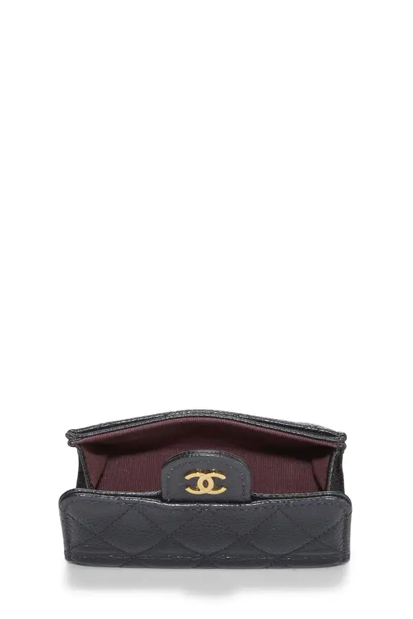 Chanel Caviar Classic Flap Card Holder